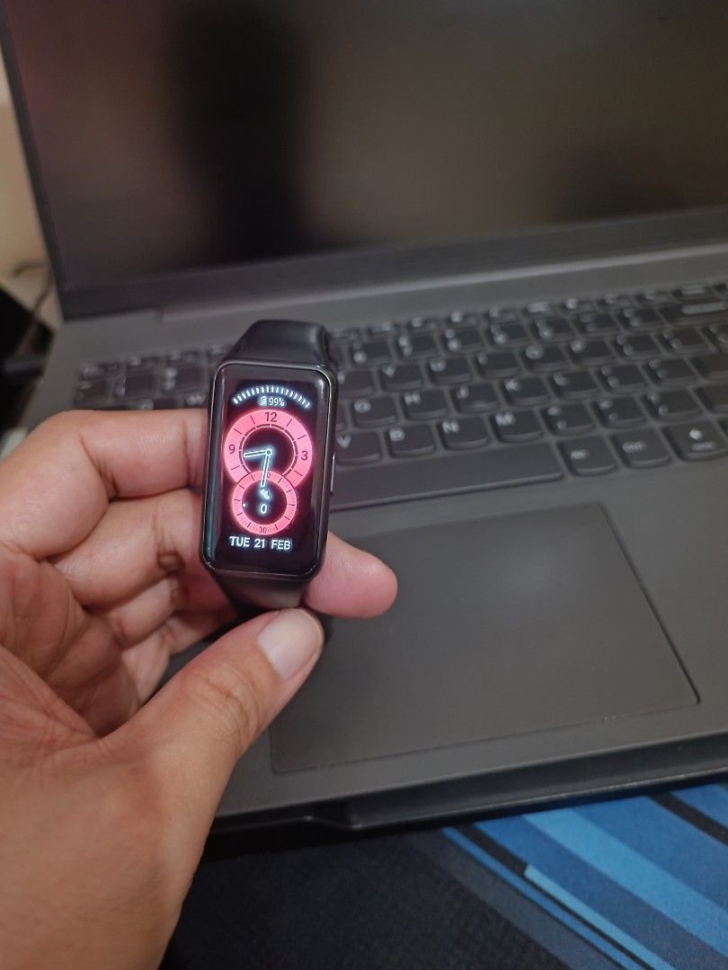 Huawei Band 6 Black, Mobile Phones & Gadgets, Wearables & Smart Watches ...