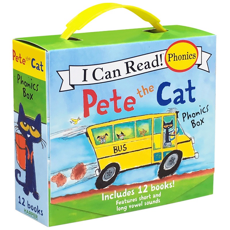 I Can Read! Phonics - Pete the Cat - Set of 12 Books, Hobbies & Toys ...