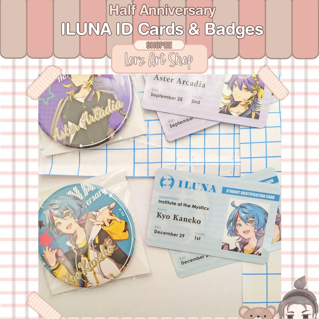 Iluna Half Anniversary Goods Ren Zotto Aster Arcadia Kyo Kaneko Maria