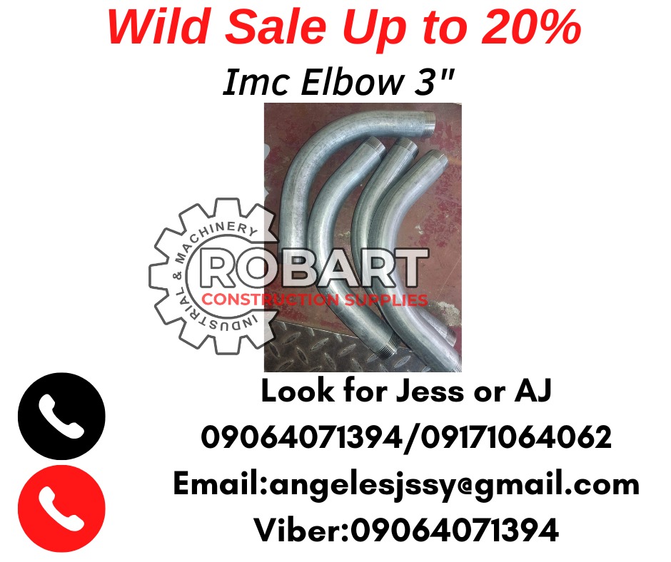 Imc Elbow 3" on Carousell