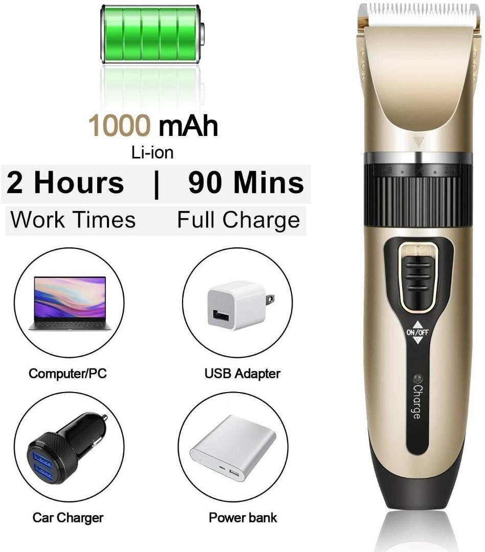 Innoo Tech Hair Clippers Men Professional Cordless Rechargeable Hair ...