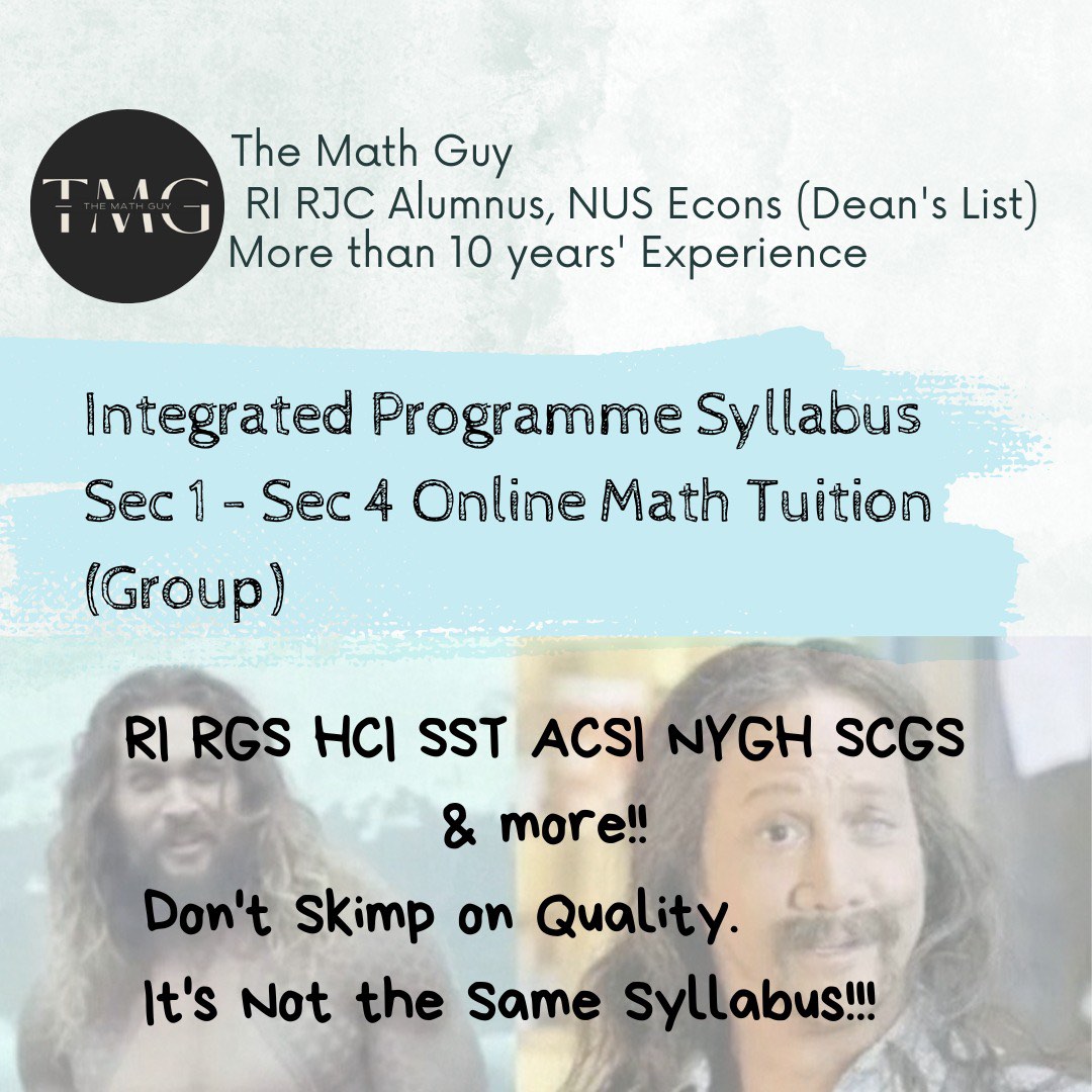 Integrated Programme Math| IP Math | Year 1, Year 2, Year 3, Year 4 ...