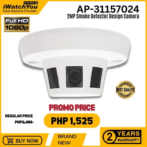 Intelligent AP-31157024 2MP Smoke Detector Design Camera, Furniture ...