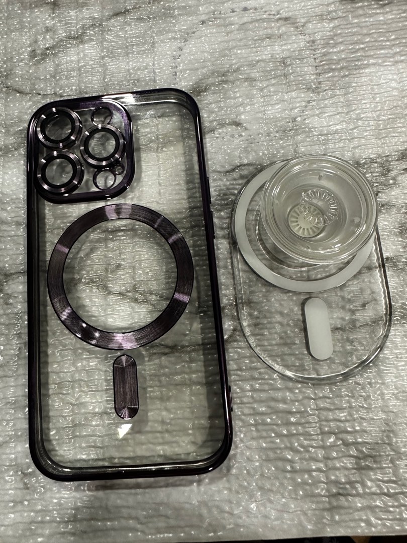 Iphone 14 pro case and magsafe pop socket set, Computers & Tech, Parts ...