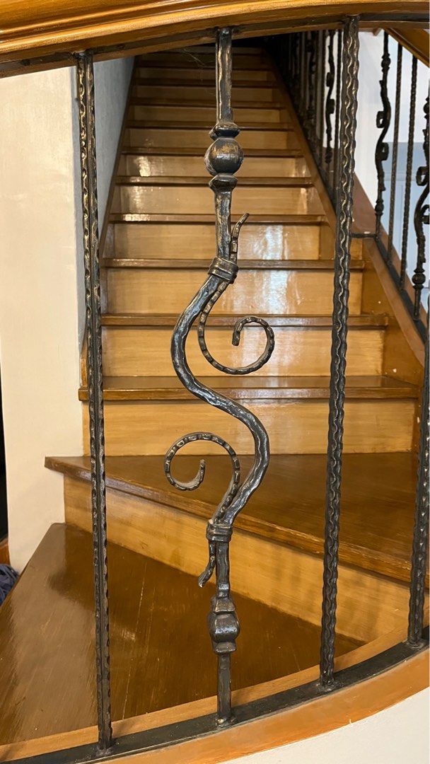 Iron antique stair spindles/balusters (for reservation) on Carousell