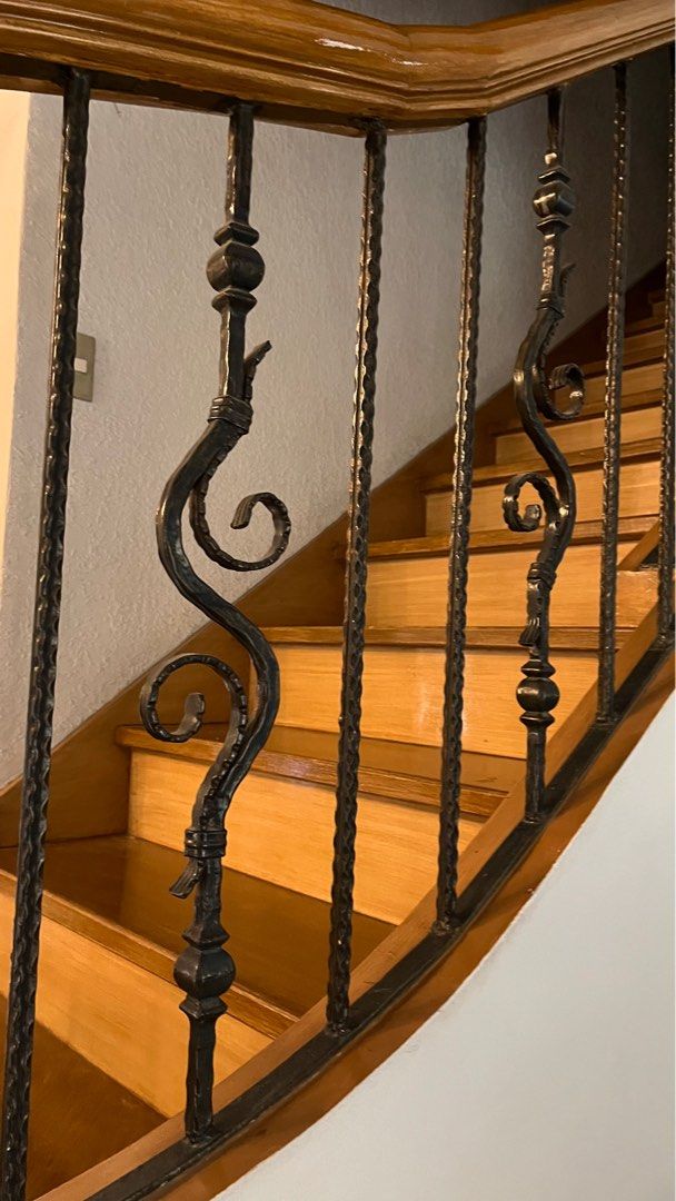 Iron antique stair spindles/balusters (for reservation) on Carousell