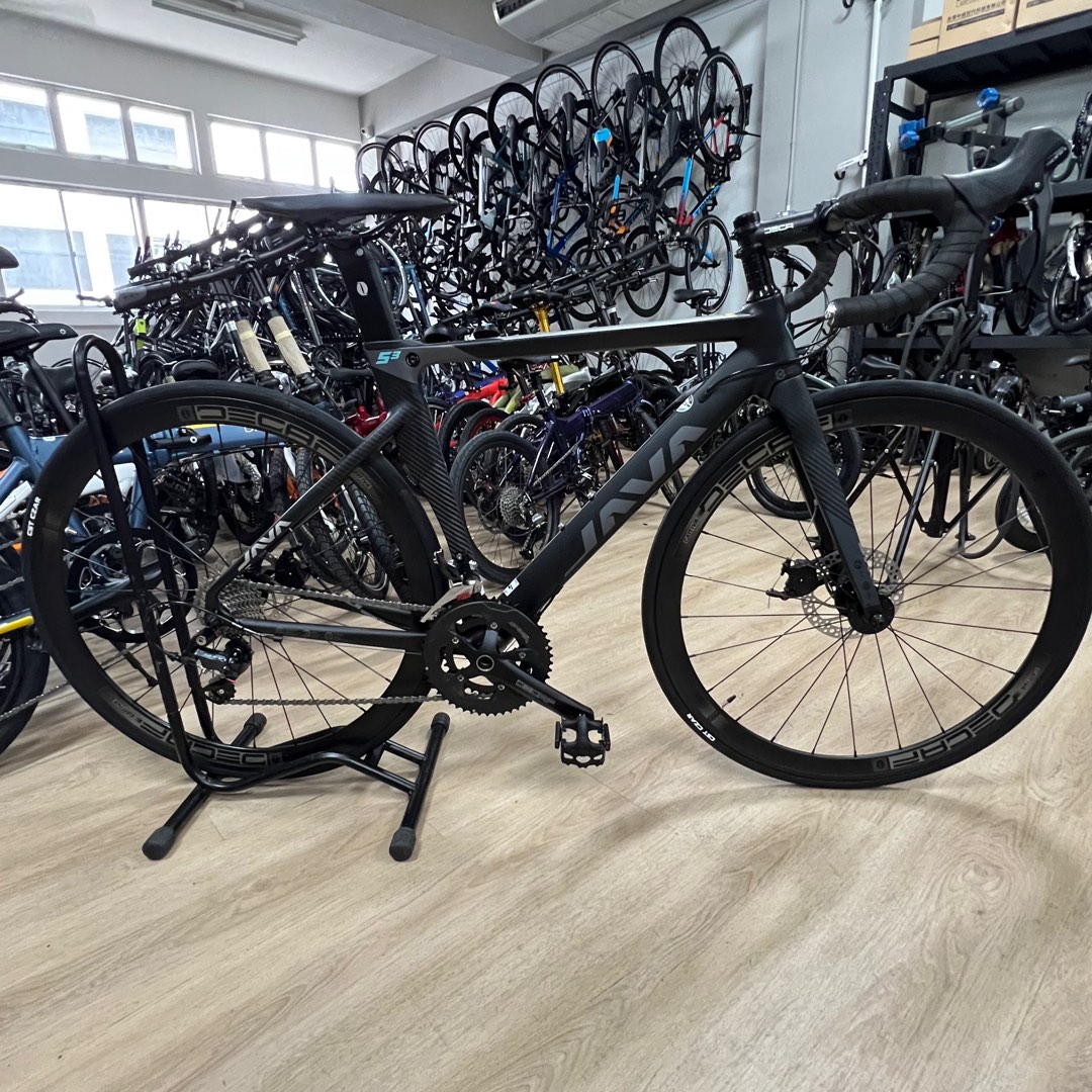 Java siluro 3 road bike shimano sora carbon fiber fork racing bicycle ...