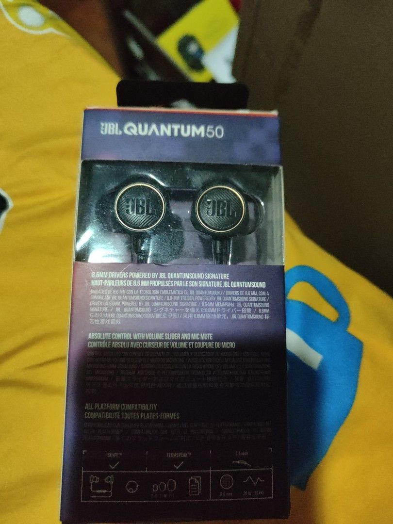 JBL Quantum 50 wire gaming headset, Audio, Headphones & Headsets on ...