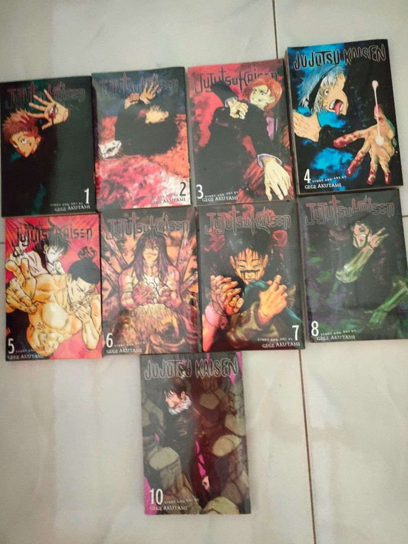Jujutsu Kaisen Volume 1 - 10 English Manga, Hobbies & Toys, Books & Magazines, Comics & Manga on ...
