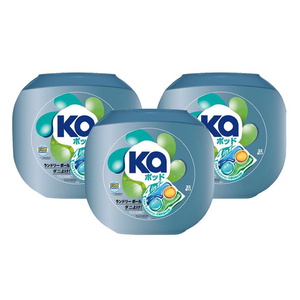 Ka 4in1 Laundry Capsules 32 Pods– Anti-Dust Mite, Furniture & Home Living, Cleaning & Homecare ...