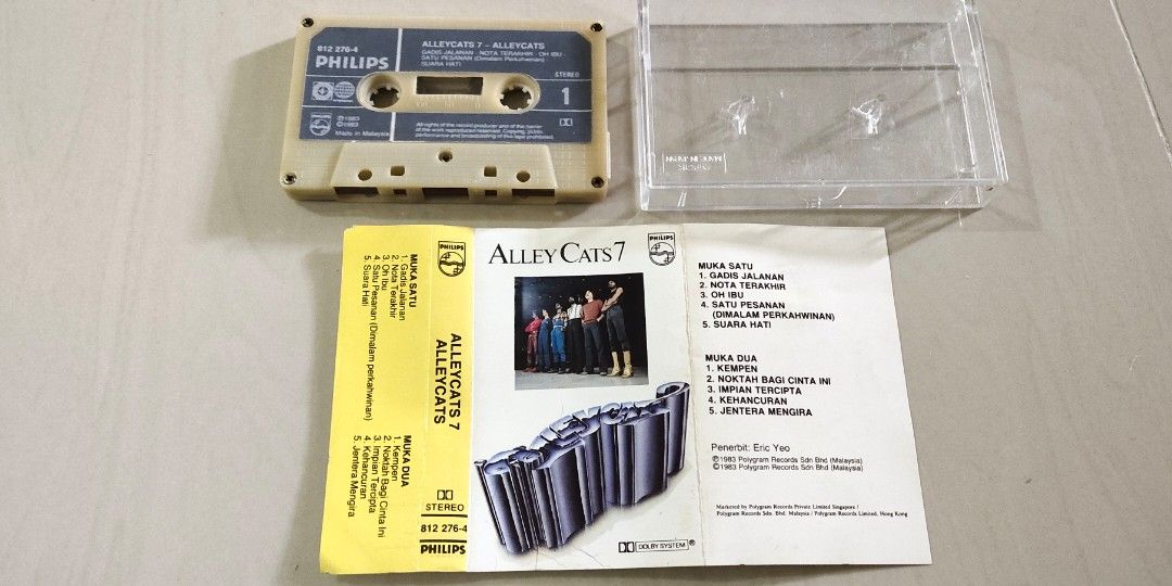 Kaset Alleycats - 7, Hobbies & Toys, Music & Media, CDs & DVDs on Carousell