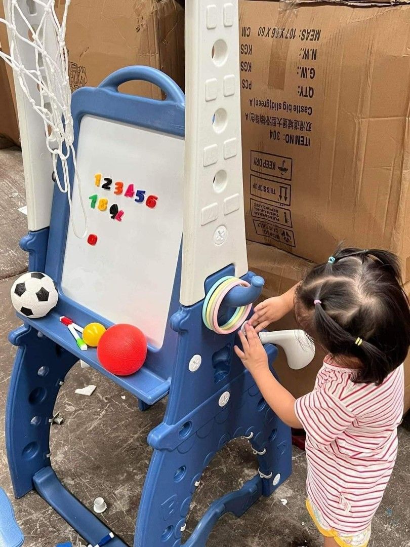 Kids Study Table White Board Multifunction, Babies & Kids, Baby Nursery ...