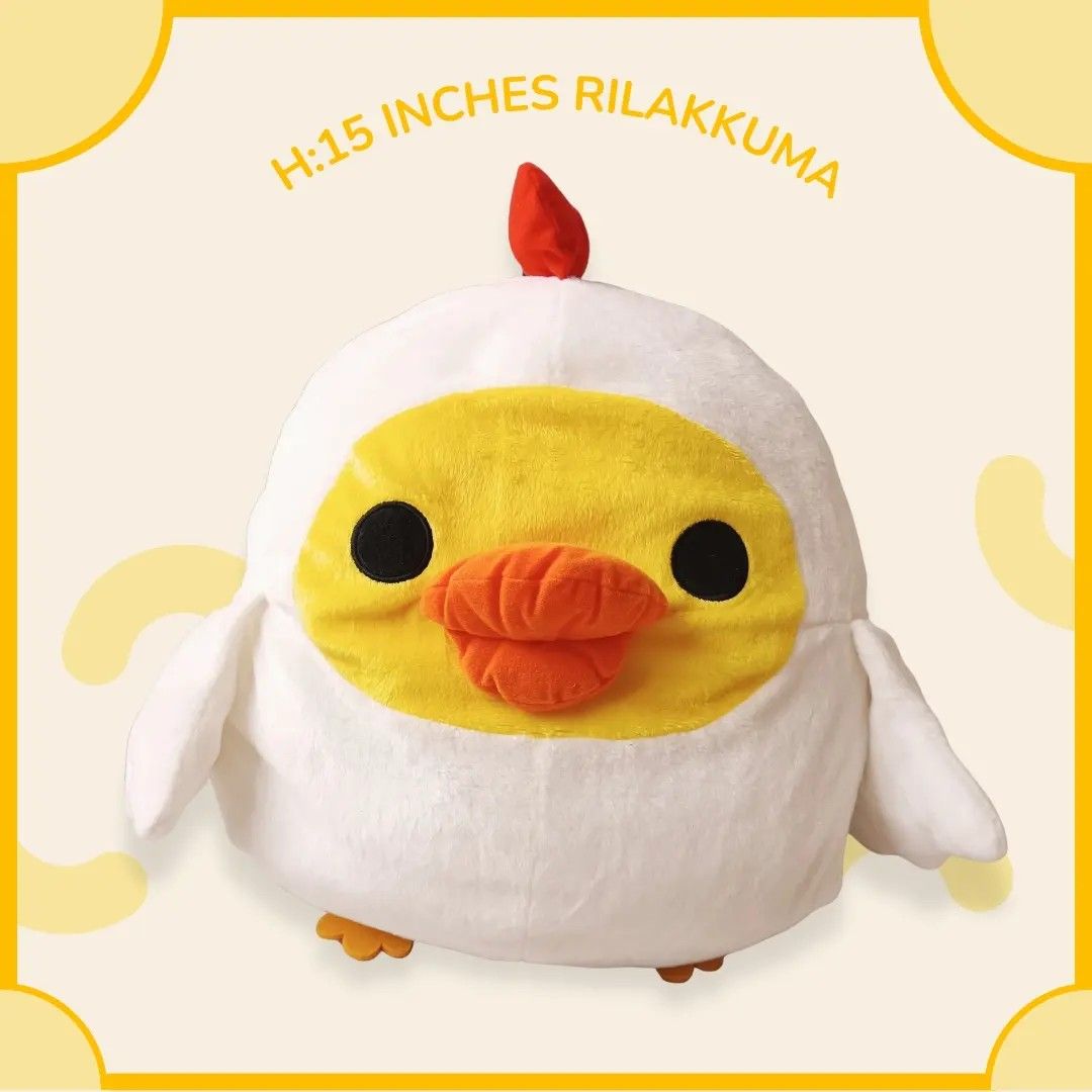 Kiiroitori rilakkuma chicken plush on Carousell