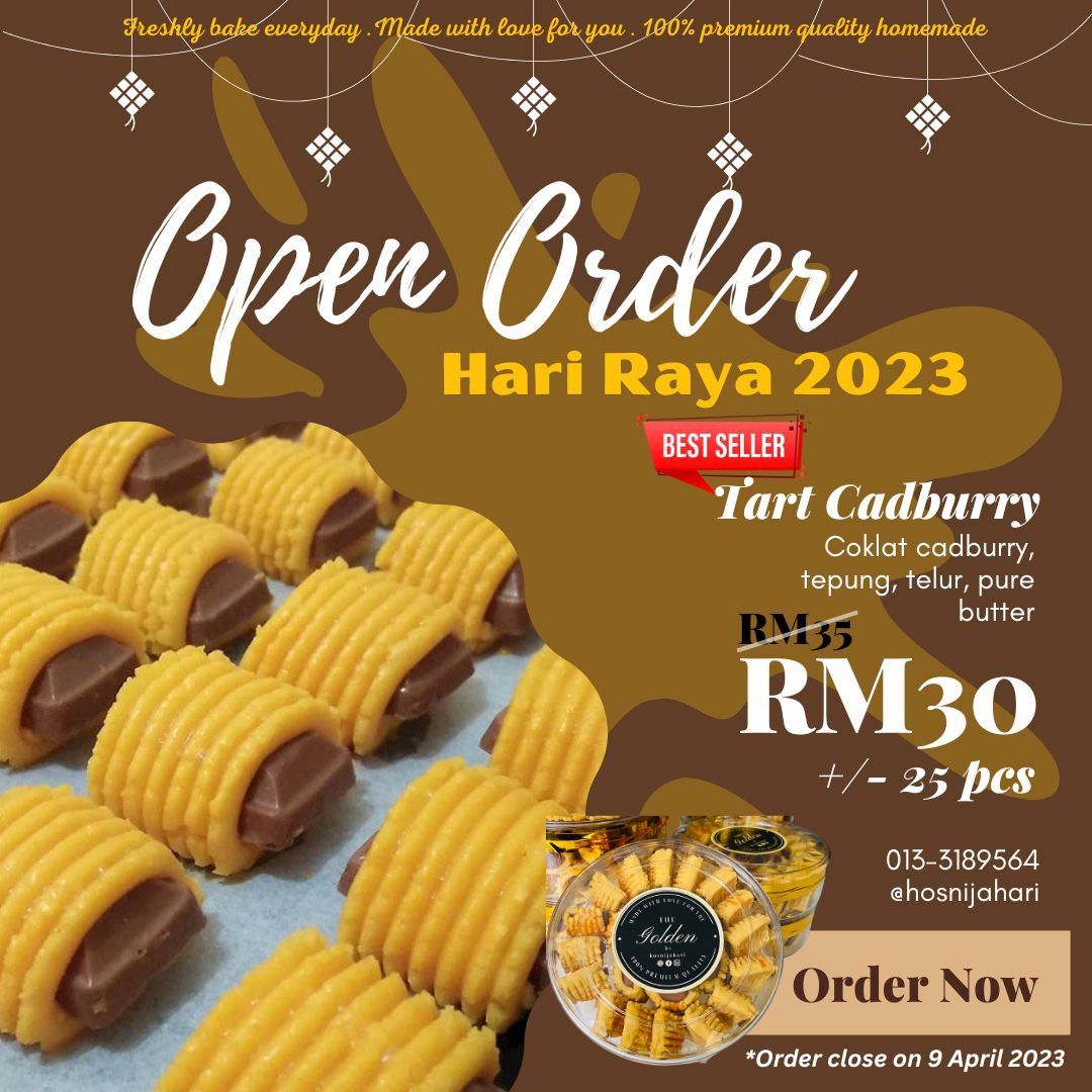 Kuih Raya Homemade Premium, Food & Drinks, Homemade Bakes on Carousell
