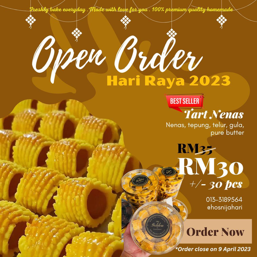 Kuih Raya Homemade Premium, Food & Drinks, Homemade Bakes on Carousell