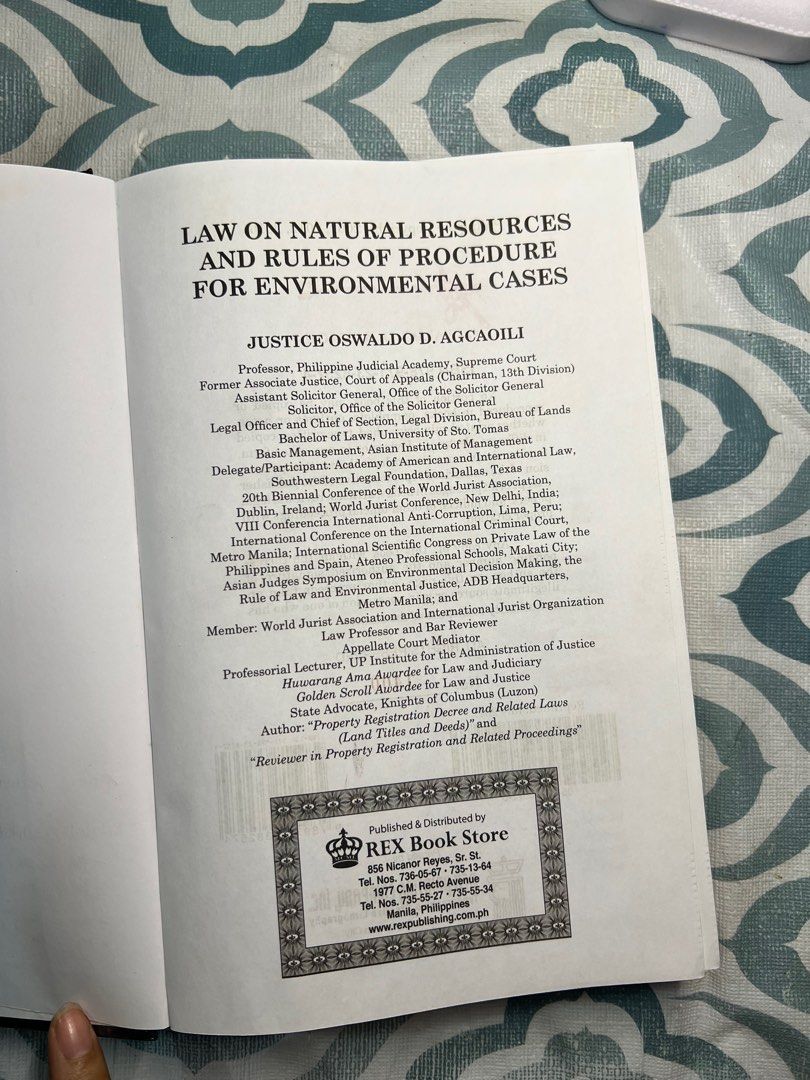 Law on Natural Resources and Rules of Procedure for Environmental Cases ...