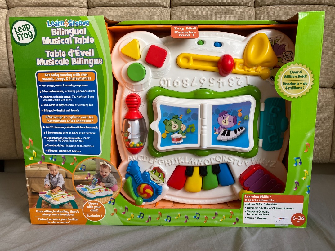 leapfrog learn and groove musical table, Babies & Kids, Infant Playtime ...