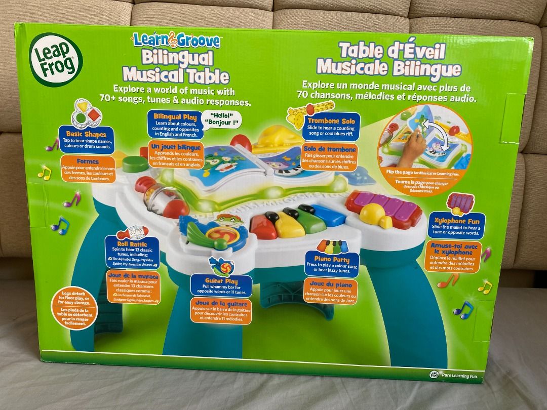 leapfrog learn and groove musical table, Babies & Kids, Infant Playtime ...