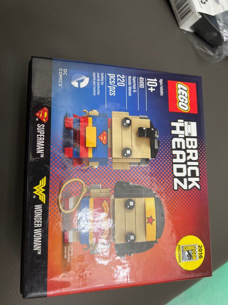 LEGO BrickHeadz Superman & Wonder Woman (41490), 興趣及遊戲, 玩具 & 遊戲類 ...
