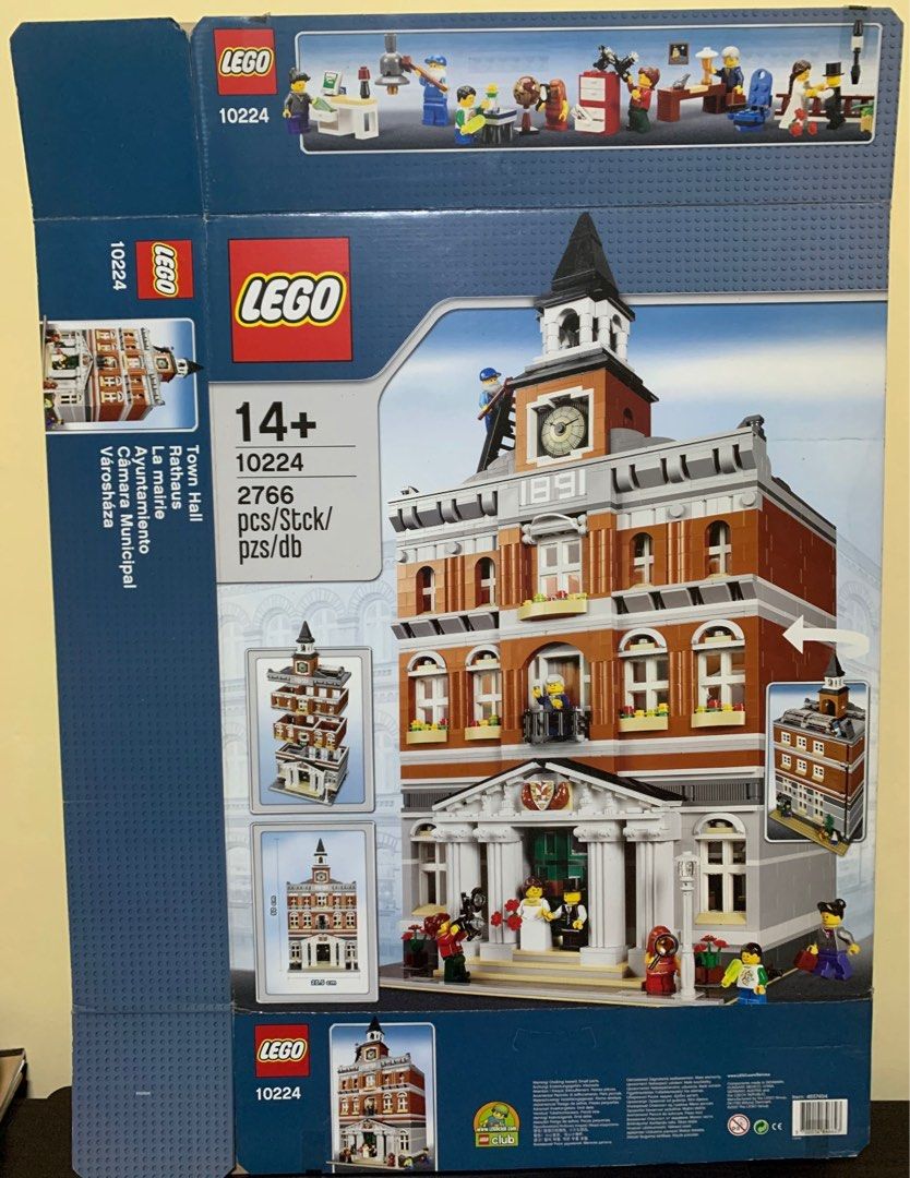 Lego Modular Fire Station 10197 Town Hall 10224 Set, Hobbies & Toys ...