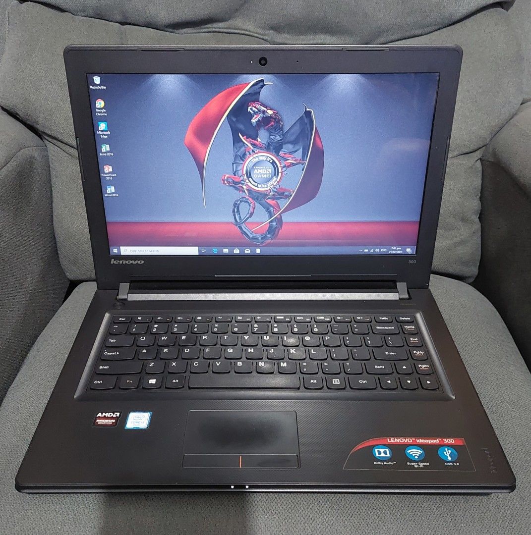 Lenovo Gaming Laptop i5 8GB Ram 256GB SSD 2GB AMD Radeon R5 M330 14 ...