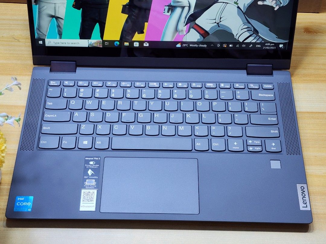 Lenovo Ideapad Flex 5 14ITL05 82HS Intel Core i3-11th Gen 4Gb Ram 512Gb NVMe Intel UHD Graphics ...