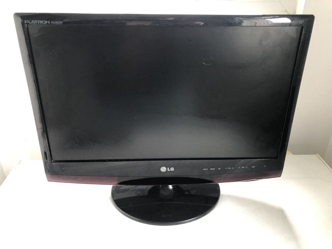 LG Flatron M2262D 22" 1080p HD LCD TV With Remote, TV & Home Appliances ...