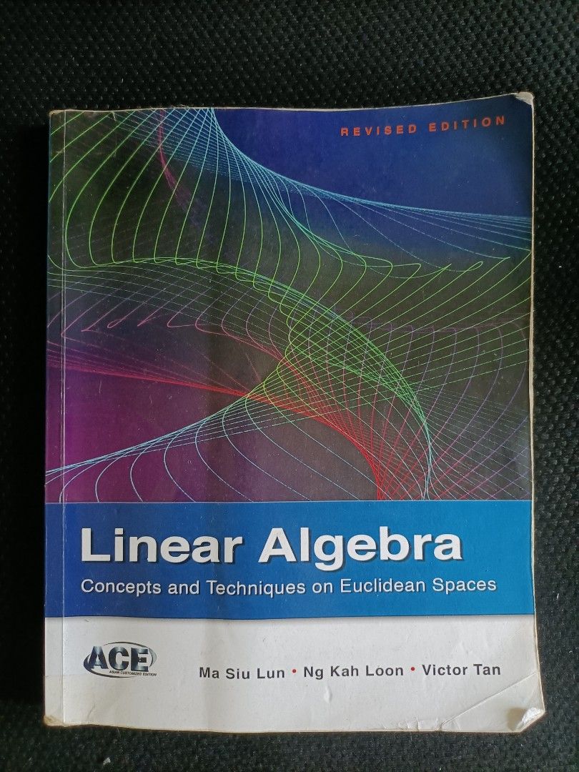 Linear Algebra Concepts And Techniques Of Euclidean Spaces Revised Edition Hobbies And Toys