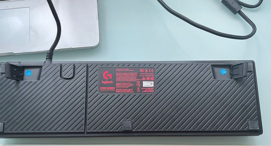 G413 Carbon Logitech Red Lit Mechanical Gaming Keyboard, Computers ...