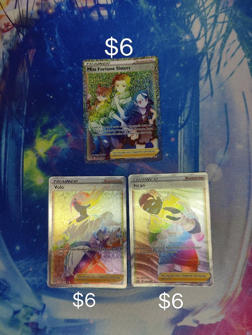 Lost Origins Rainbow trainer cards, Hobbies & Toys, Toys & Games on ...