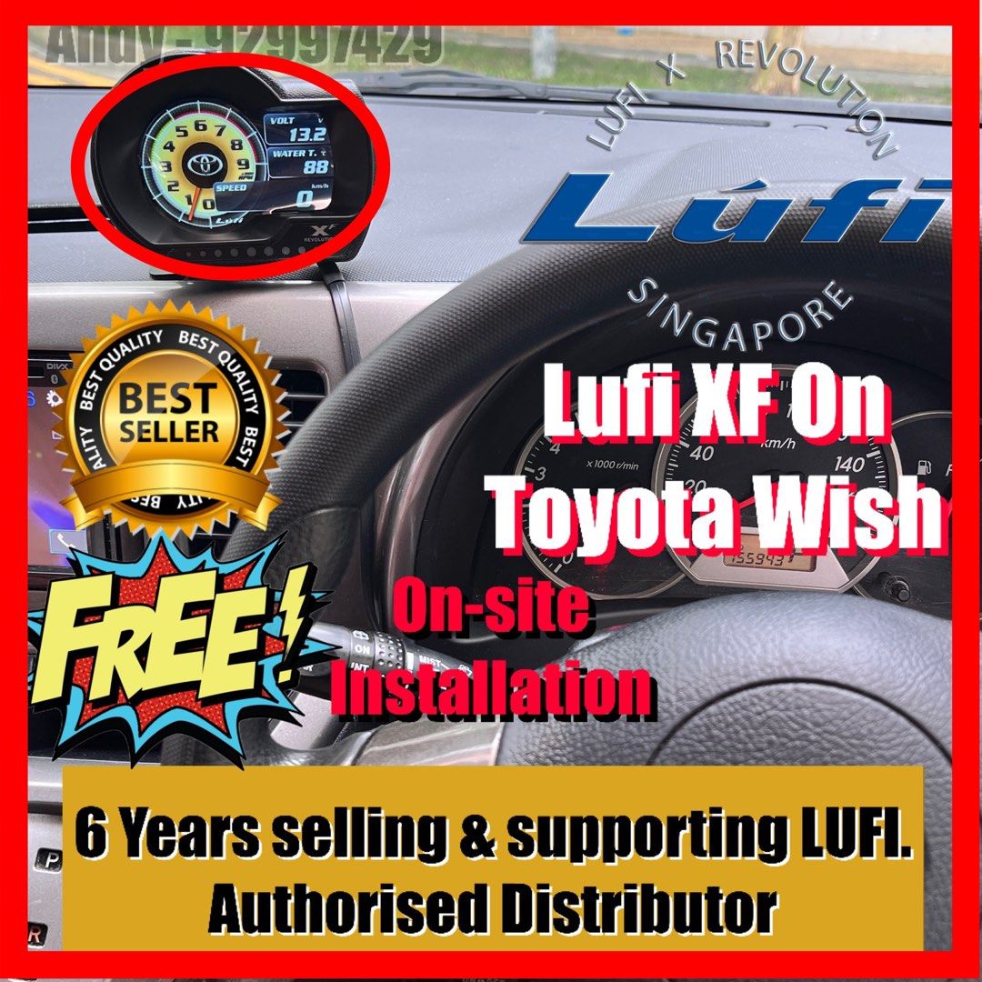 Lufi XF [Official International English Set] on Toyota Wish Obd Obd 2 ...