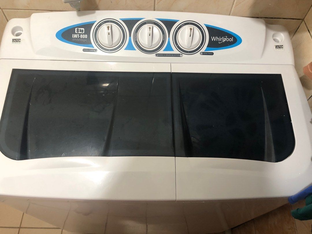 LWT- 800 8kg Whirlpool Washing Machine, TV & Home Appliances, Washing ...