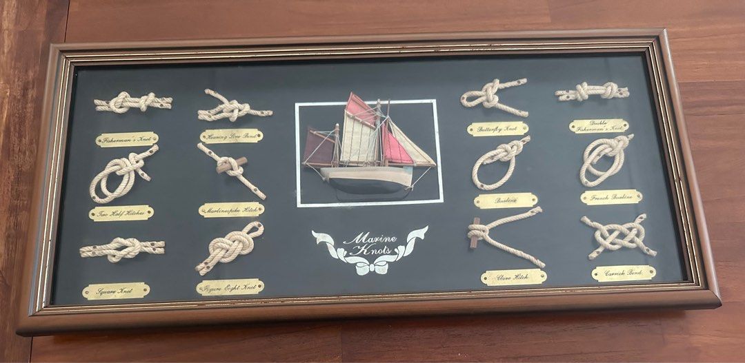 Nautical Marine Knots Wall Picture, Hobbies & Toys, Memorabilia ...