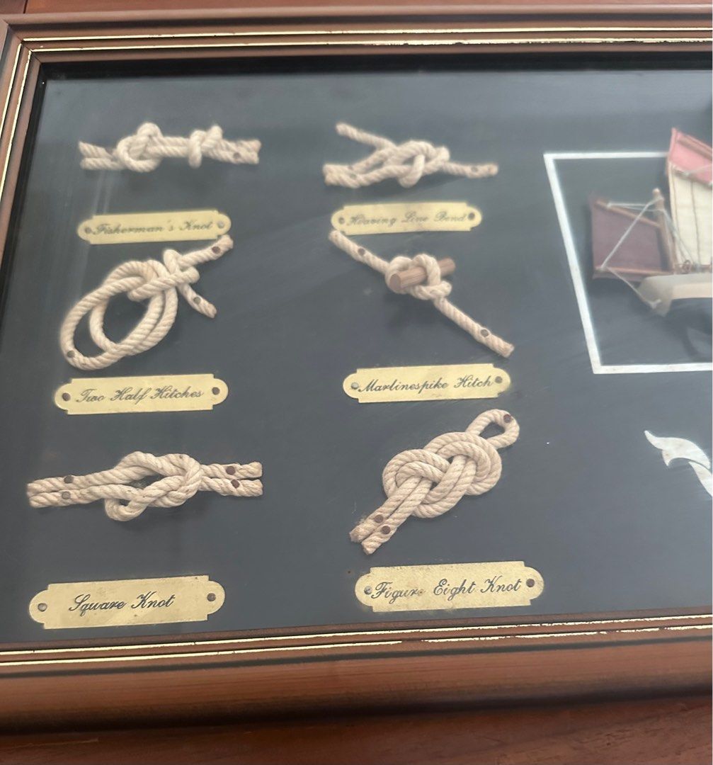 Nautical Marine Knots Wall Picture, Hobbies & Toys, Memorabilia ...