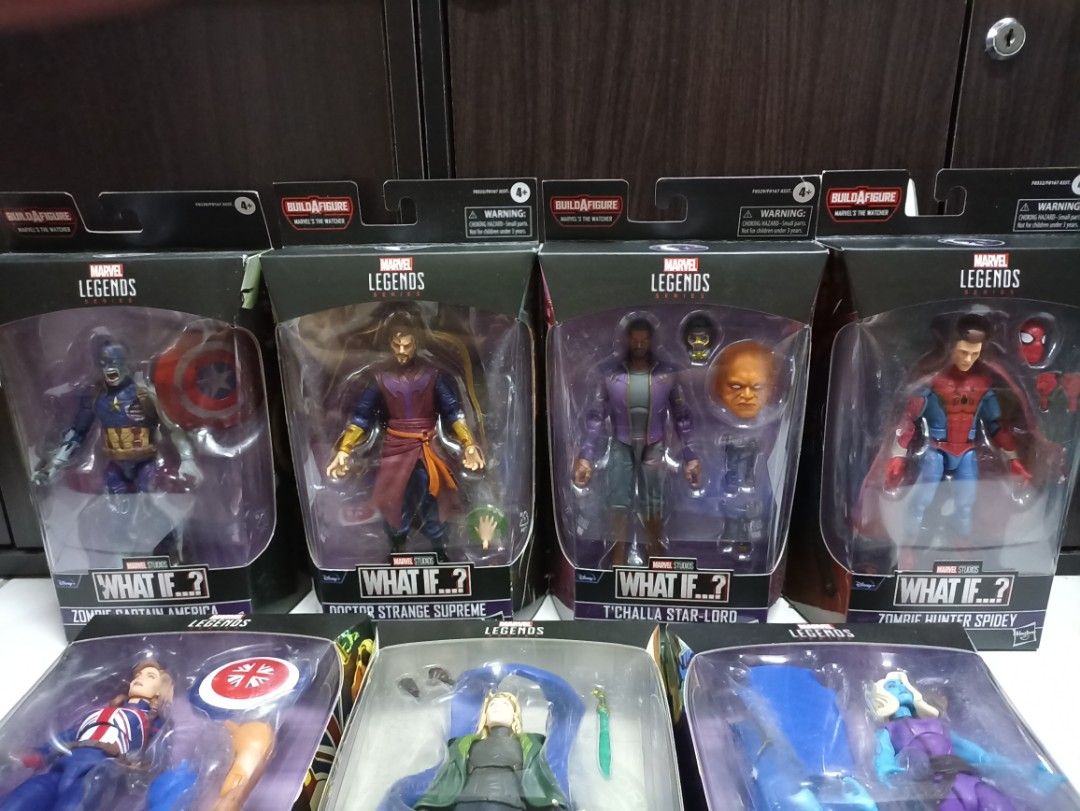 Marvel legends what if set of 7 figures and 1 baf watcher figure ...