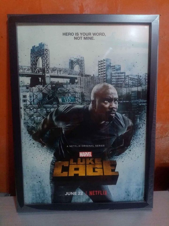 Marvel Luke Cage Original Netflix Poster (Framed), Hobbies & Toys ...