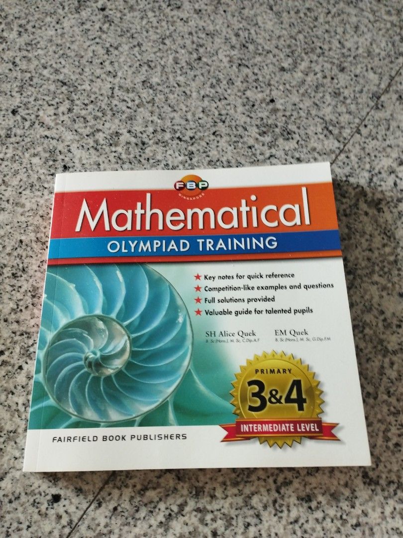 Mathematical Olympiad book, Hobbies & Toys, Books & Magazines ...
