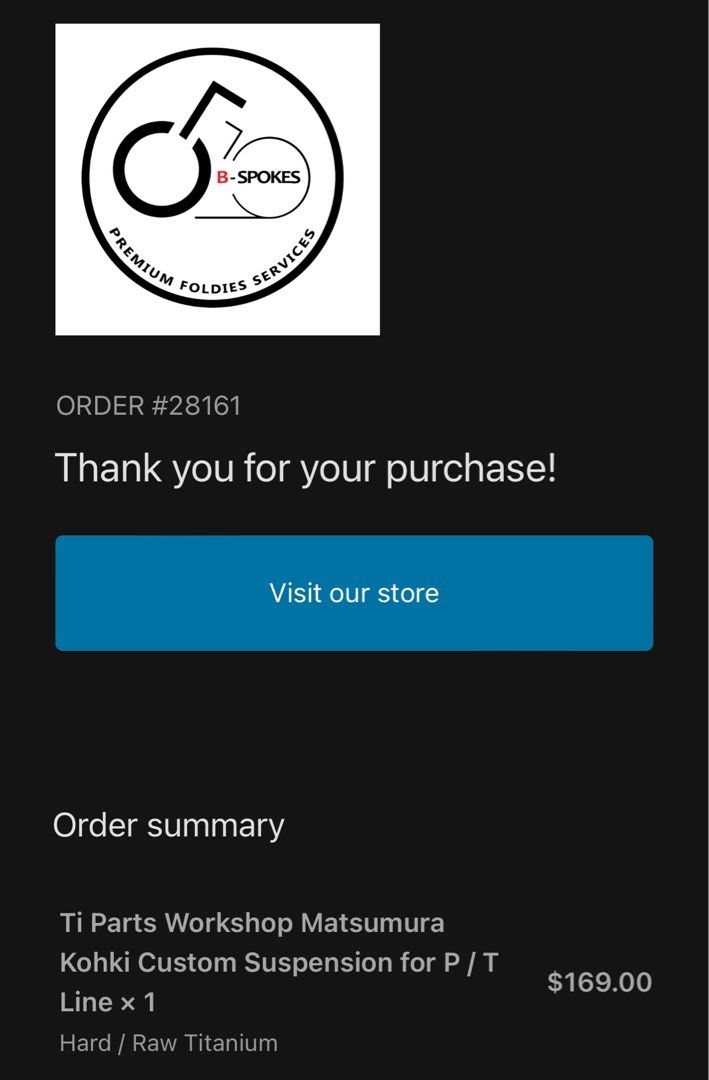 Matumura Kohki Scrowave Springs Suspension for Brompton P / T Line ...