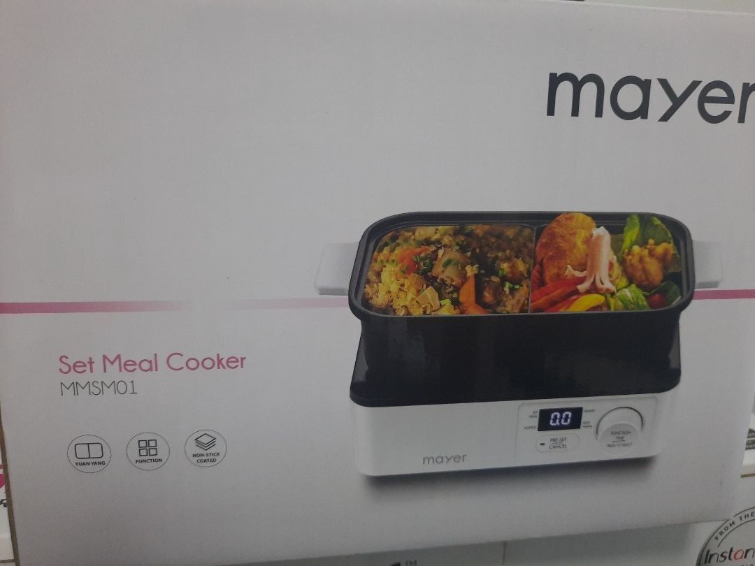 Mayer set meal cooker MMSM01, TV & Home Appliances, Kitchen Appliances ...