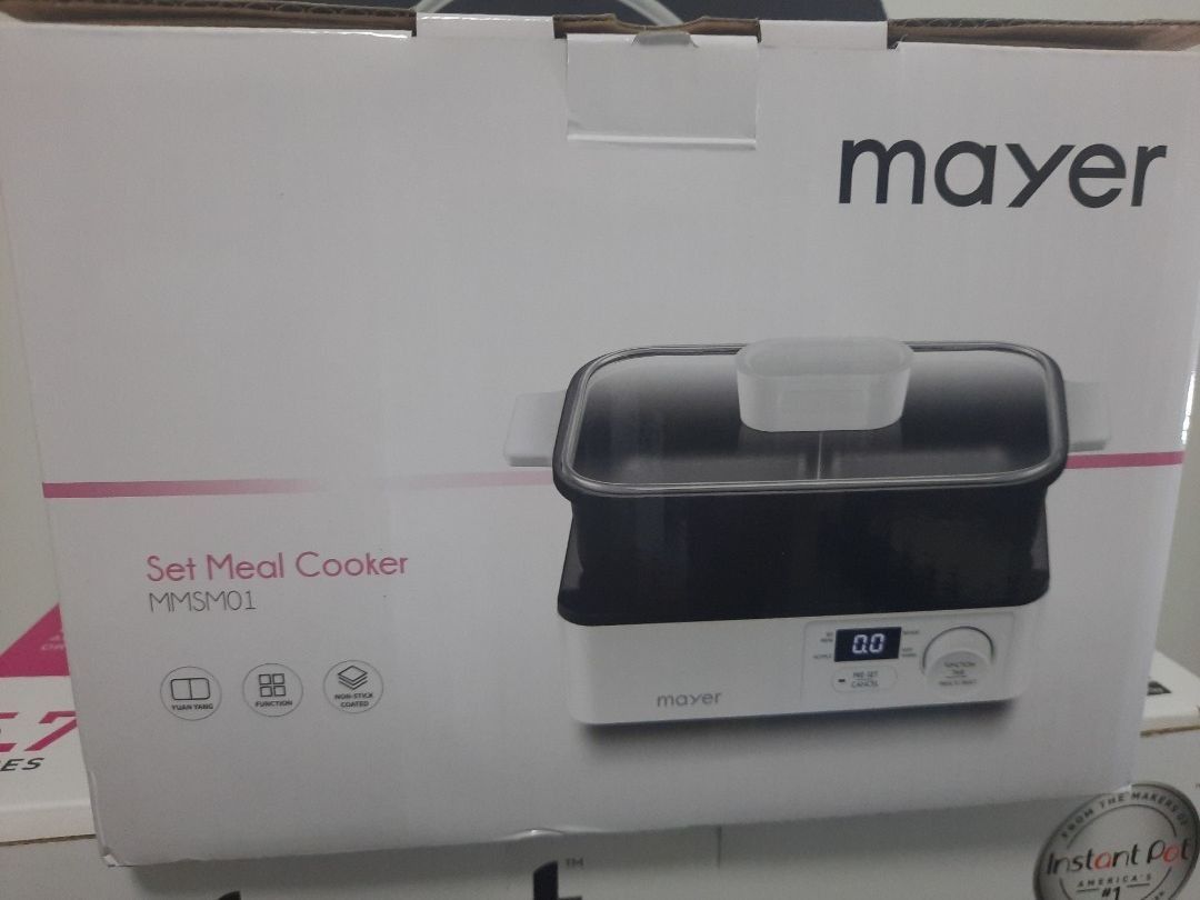 Mayer set meal cooker MMSM01, TV & Home Appliances, Kitchen Appliances ...