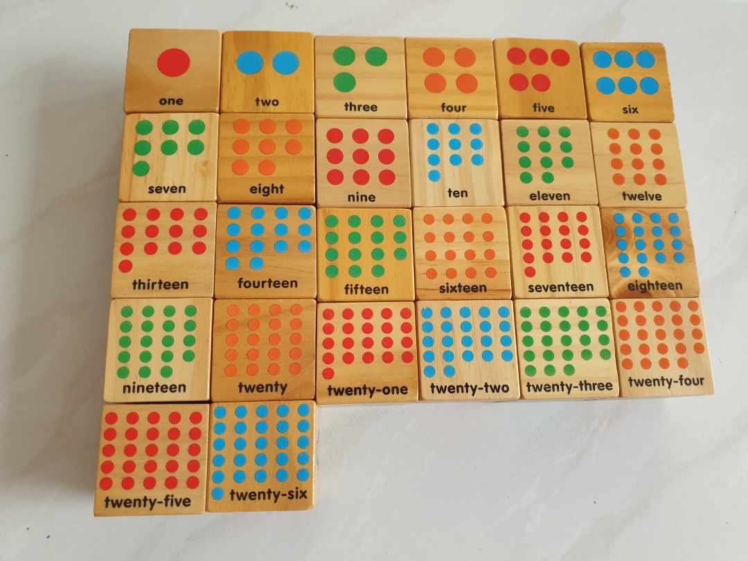 Melissa & Doug ABC 123 Wooden Blocks, Hobbies & Toys, Toys & Games on ...