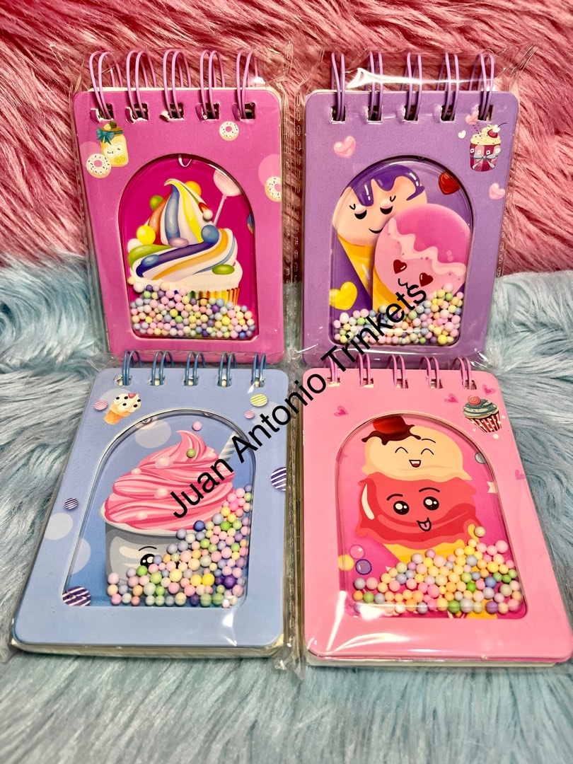 Mini Notepad Spiral Icecream Rainbow Foam Toppers on Carousell