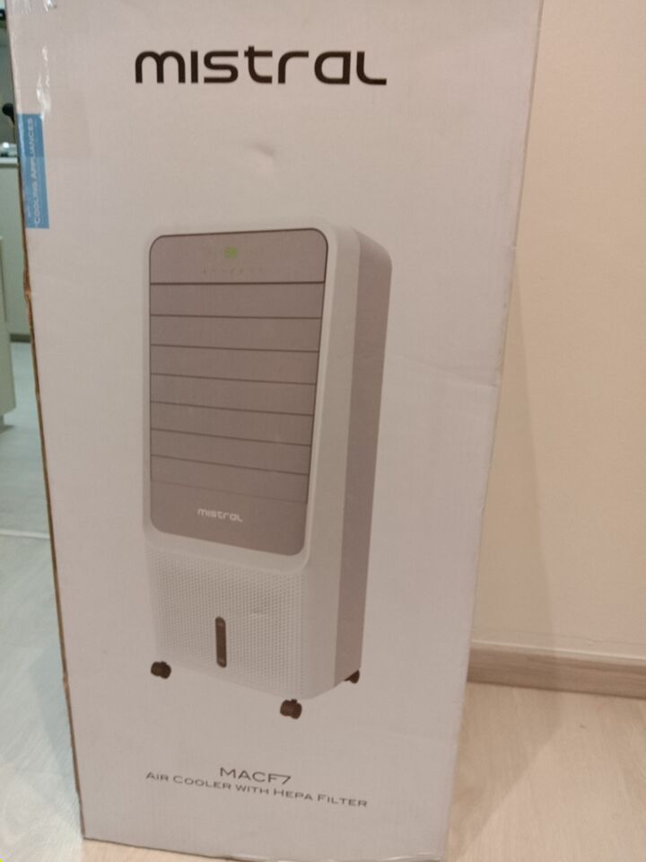 Mistral 7L Air Cooler with HEPA Filter, Furniture & Home Living ...