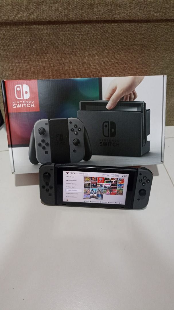Modded Nintendo Switch full set with box and accessories. 64GB,128GB ...