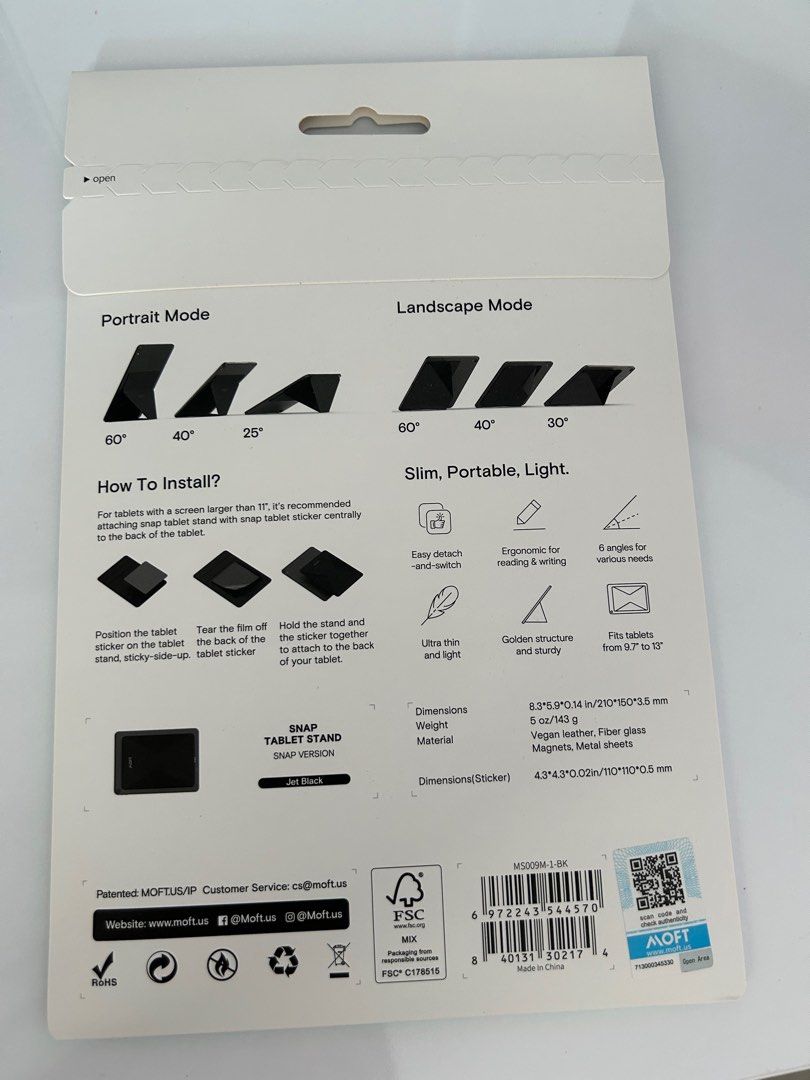 Moft snap tablet stand. Brand new, Mobile Phones & Gadgets, Mobile & Gadget Accessories, Mounts ...