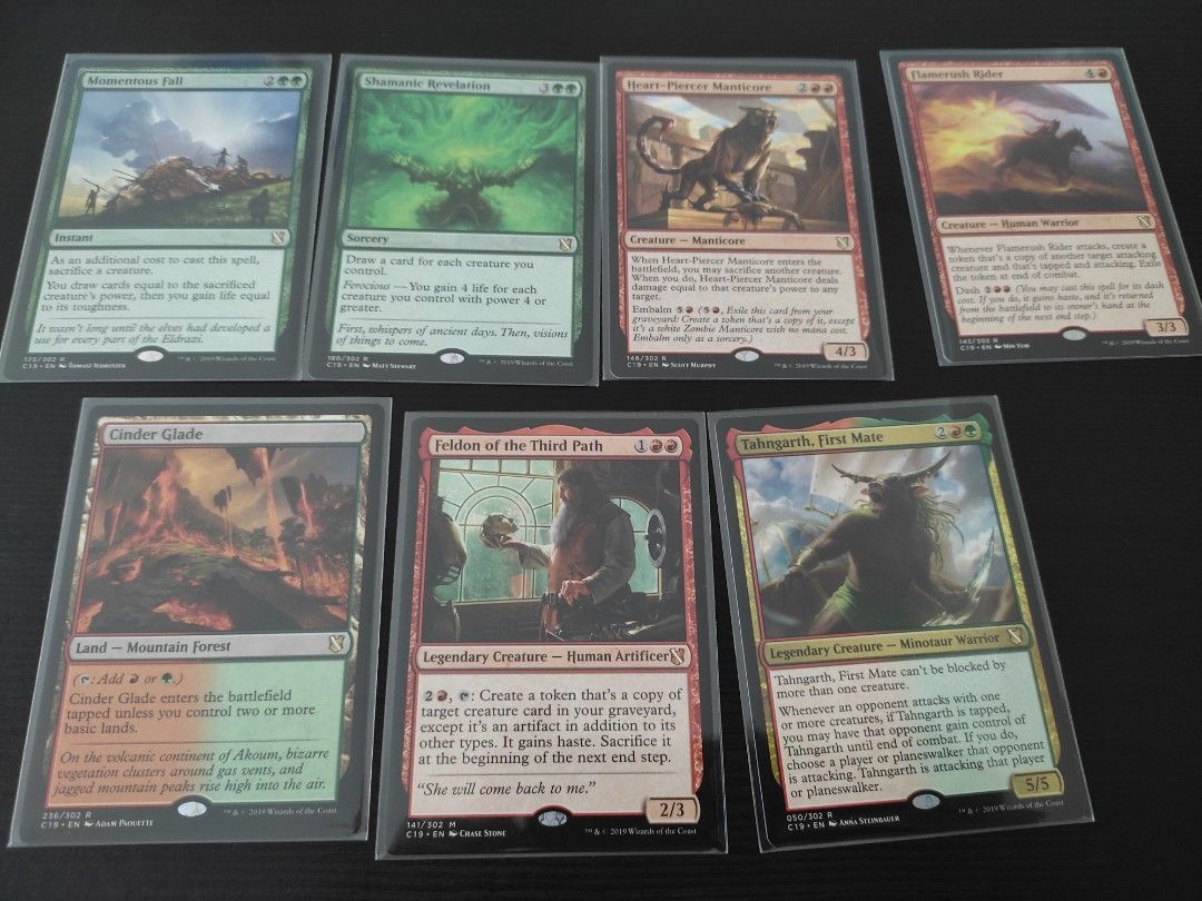 MTG Precon EDH / Commander Deck Tahngarth, First Mate, Hobbies & Toys ...