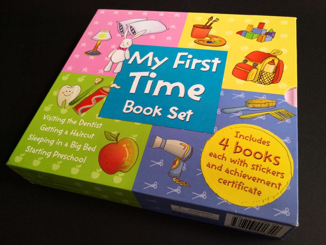 My First Time Book Set (Includes 4 books each with stickers and ...