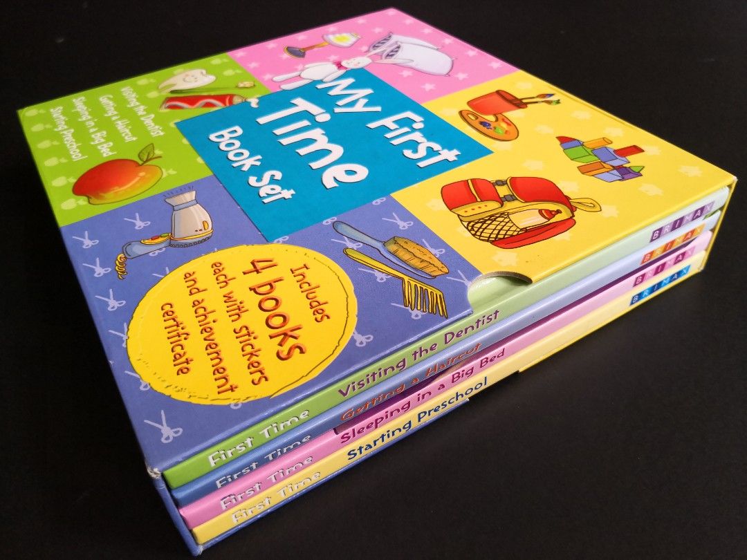 My First Time Book Set (Includes 4 books each with stickers and ...