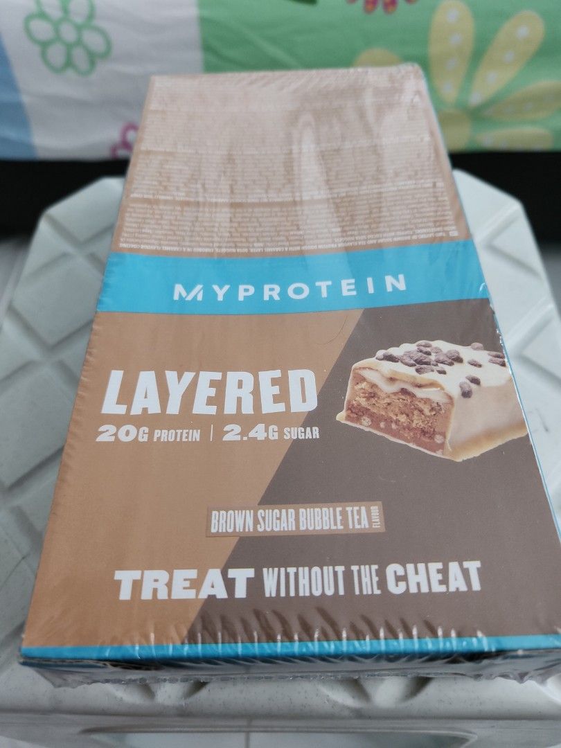 My Protein: layered protein bar 20g protein / whey protein, Health ...