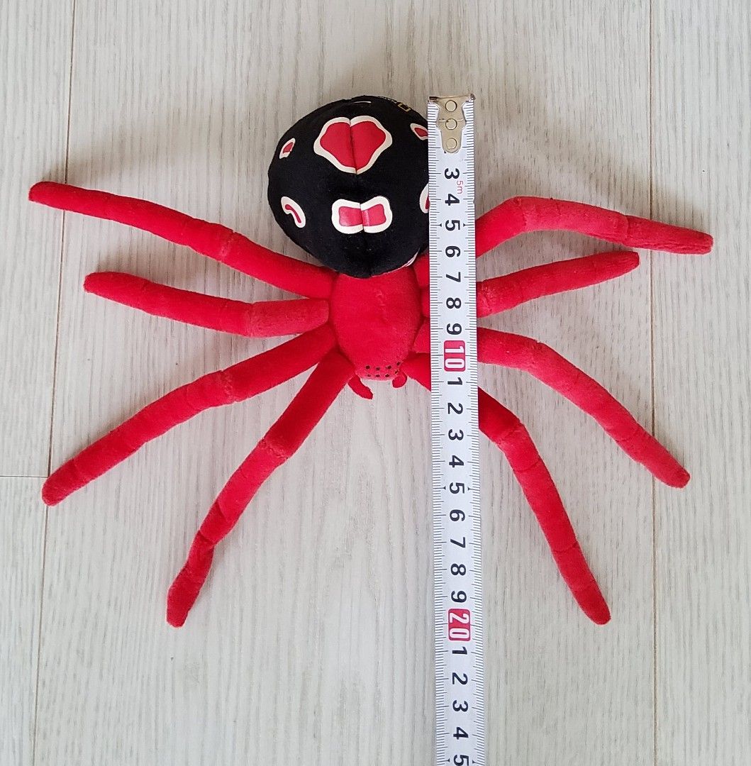 National Geographic Spider Plushy Stuffed Plush Toy - Red & Black ...